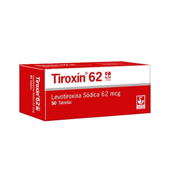 TIROXIN 62 MG X 50 TAB (SIEGFRIED) – Farmapaz-Venezuela